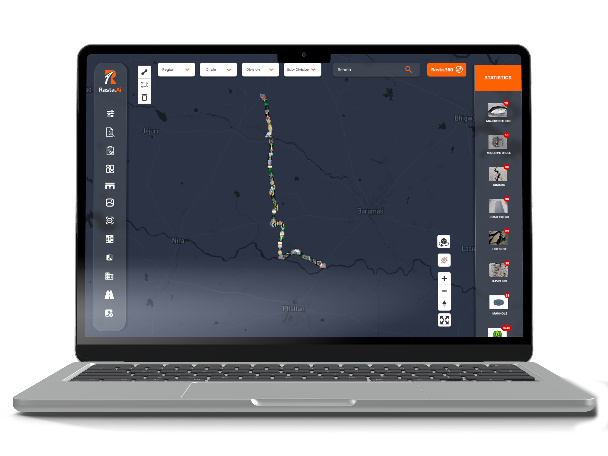 Rasta.ai - AI-Powered Road Monitoring & Assessment Solutions